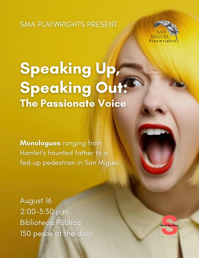 Hablar claro: La voz apasionada. Festival de las Artes San Miguel de ...